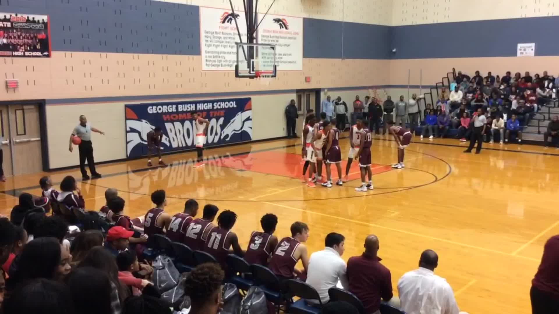 Cherry vs Bush High School 7 - Jacoby Cherry highlights - Hudl