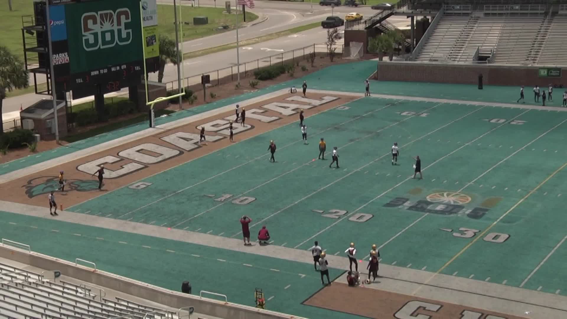 Coastal Carolina 7 on 7 - Jyron Waiters highlights - Hudl