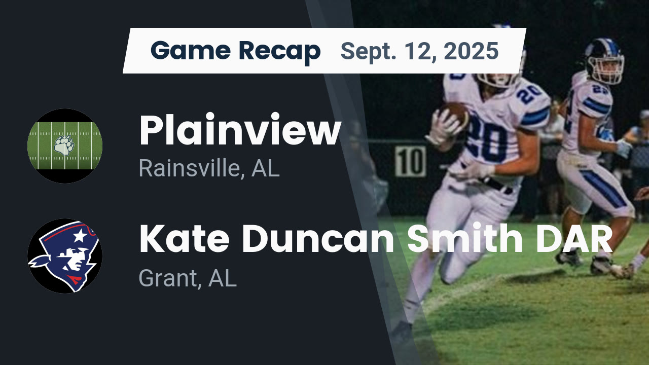 Recap: Plainview vs. Kate Duncan Smith DAR 2025 - Plainview High ...