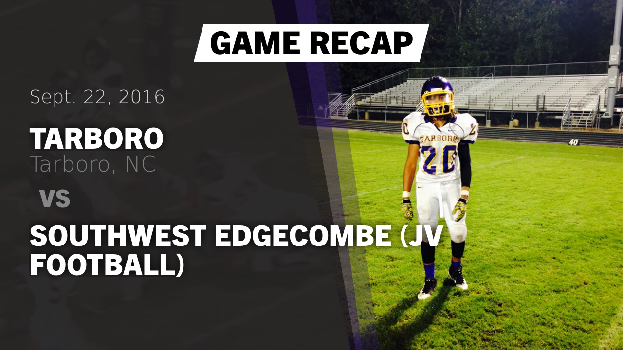 Recap: Tarboro vs. Southwest Edgecombe (JV Football) 2016 - Tarboro ...
