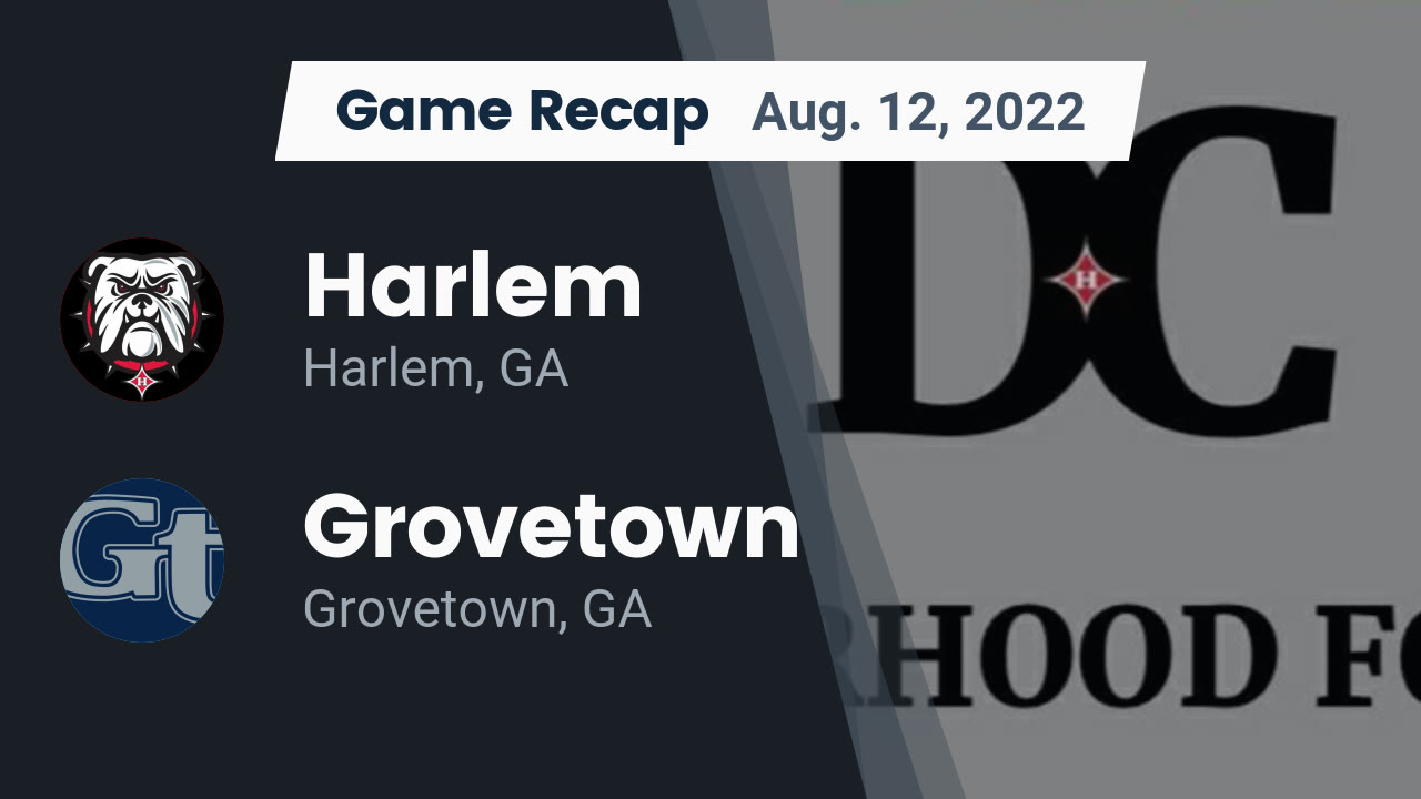 Recap: Harlem vs. Grovetown 2022 - Harlem High School highlights - Hudl
