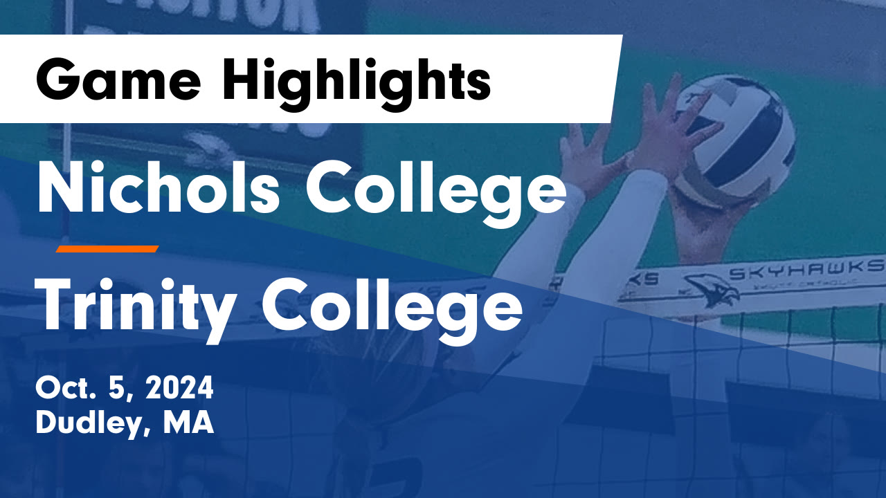 Nichols College vs Trinity College Game Highlights - Oct. 5, 2024 ...