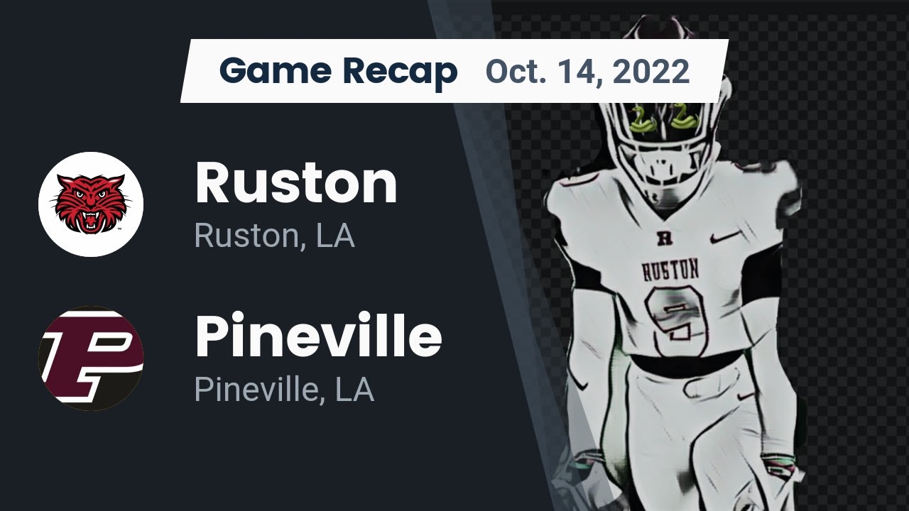 Recap: Ruston vs. Pineville 2022 - Ruston High School highlights - Hudl