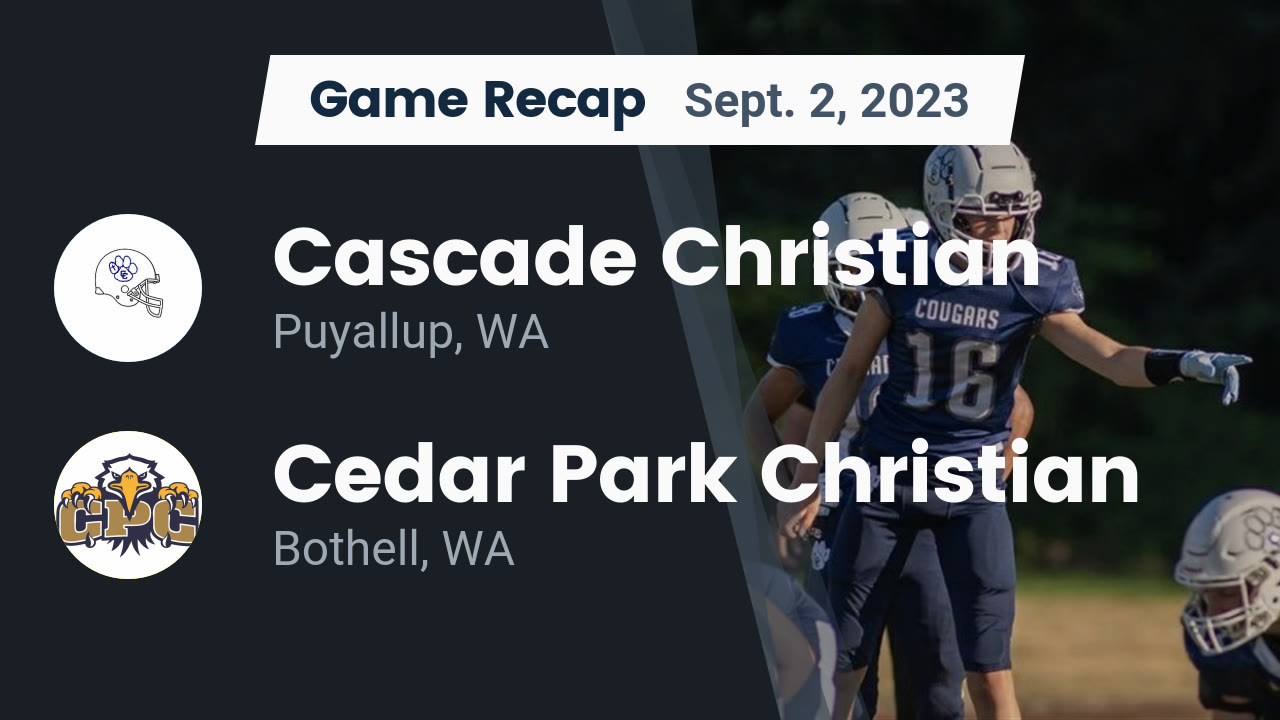 Cascade Christian (Puyallup, WA) High School Sports - Football ...