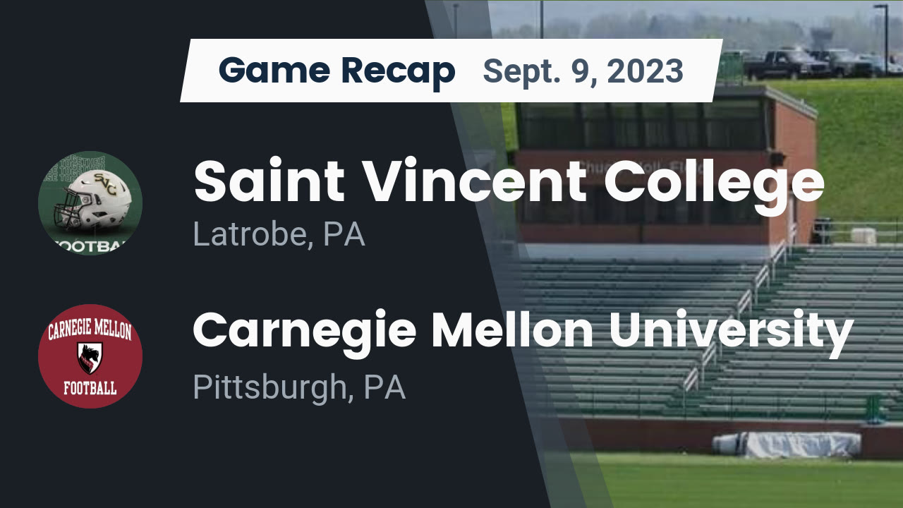Recap: Saint Vincent College vs. Carnegie Mellon University 2023 ...