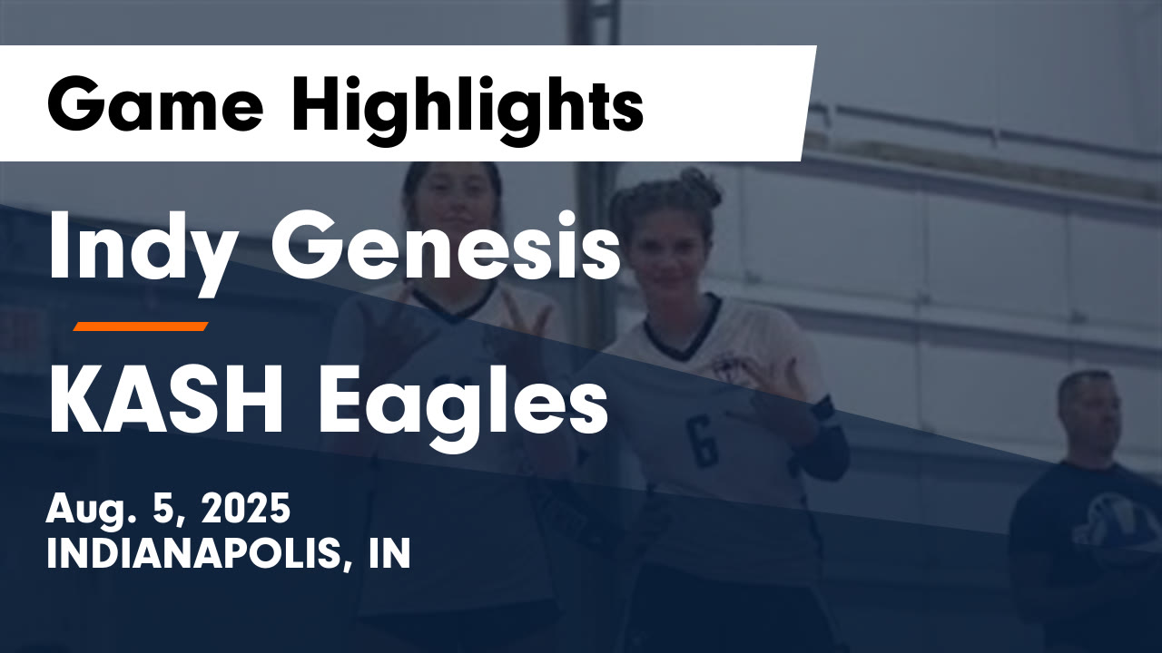 Indy Genesis vs KASH Eagles Game Highlights - Aug. 5, 2025 - Indy ...