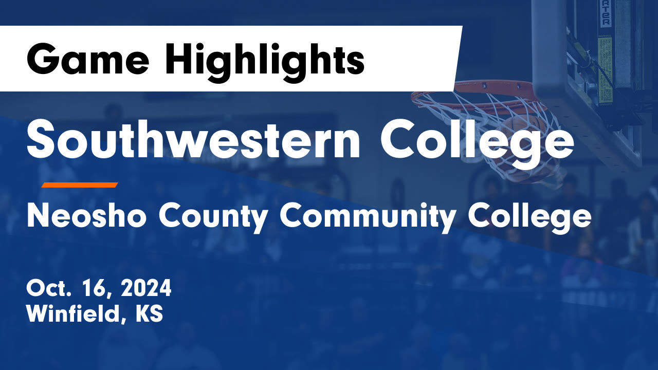 Southwestern College vs Neosho County Community College Game Highlights ...