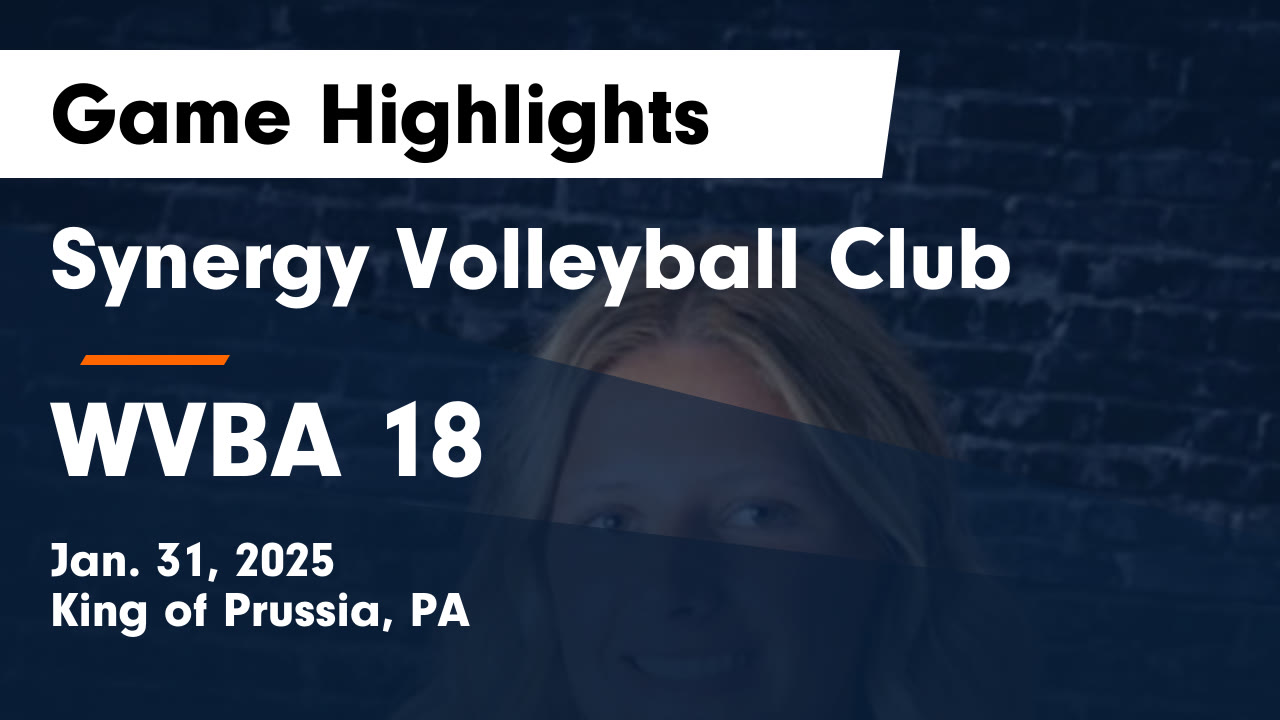 Synergy Volleyball Club vs WVBA 18 Game Highlights - Jan. 31, 2025 - Synergy Volleyball C ...