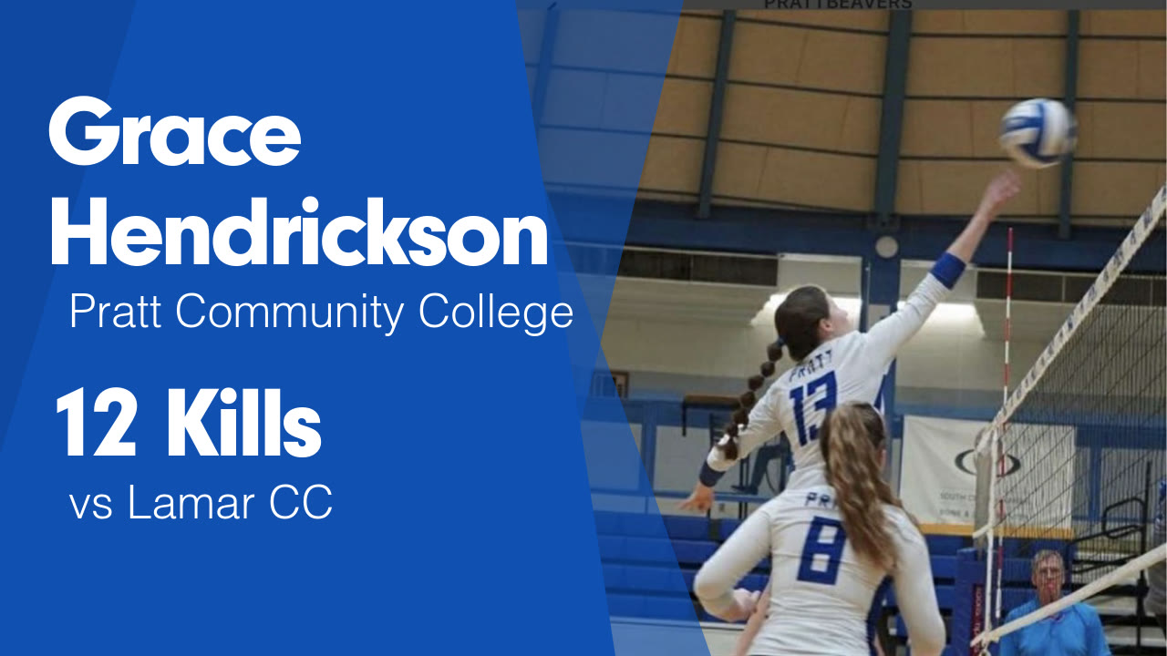 12 Kills vs Lamar CC - Grace Hendrickson highlights - Hudl