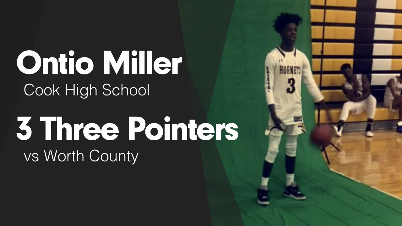 3 Three Pointers vs Worth County - Ontio Miller highlights - Hudl