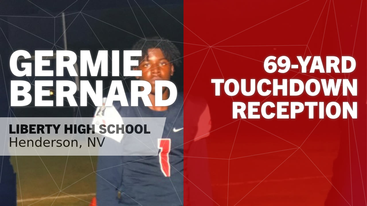 69-yard Touchdown Reception vs Legacy - Germie Bernard highlights - Hudl
