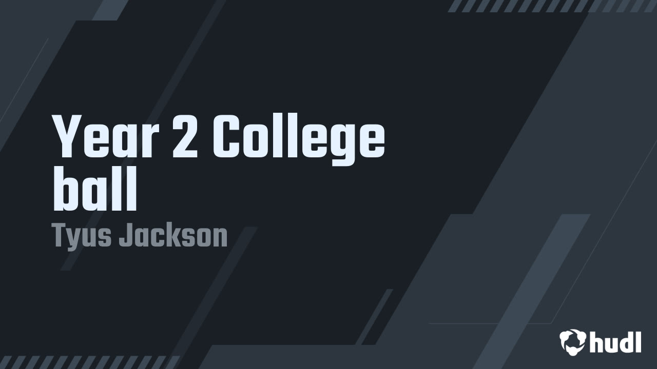Year 2 College ball - Tyus Jackson highlights - Hudl