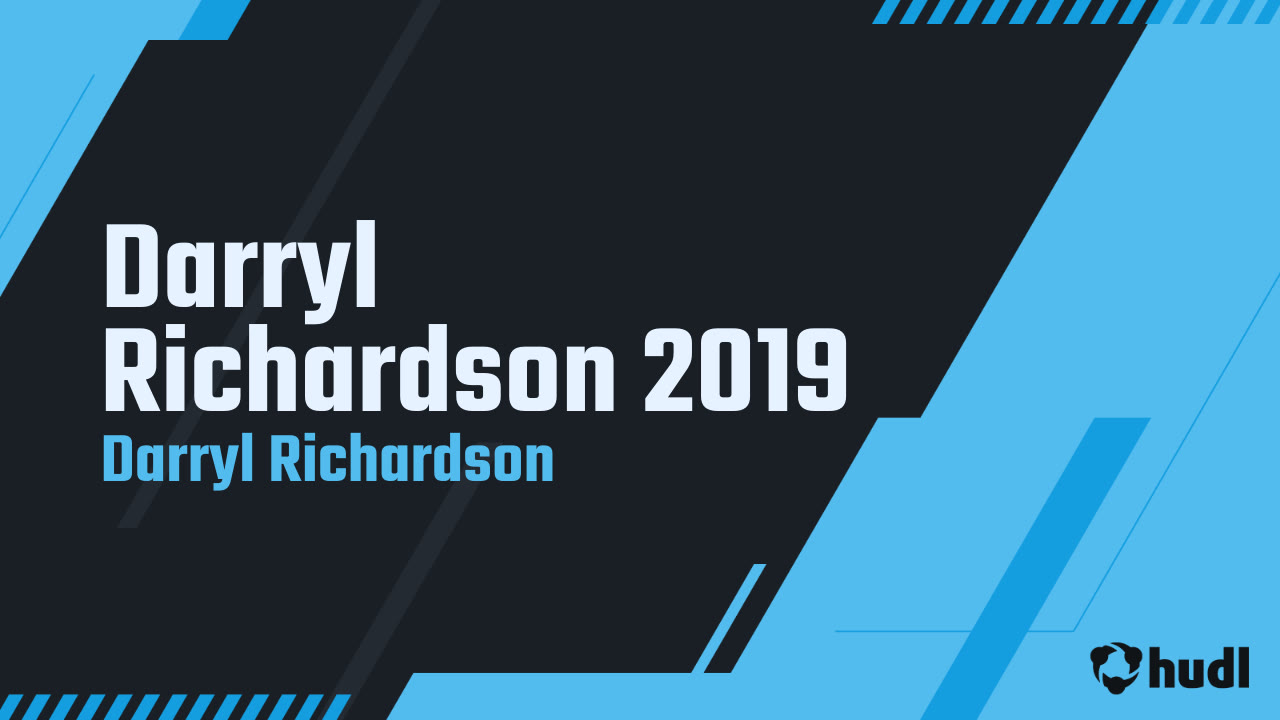 Darryl Richardson 2019 - Darryl Richardson highlights - Hudl