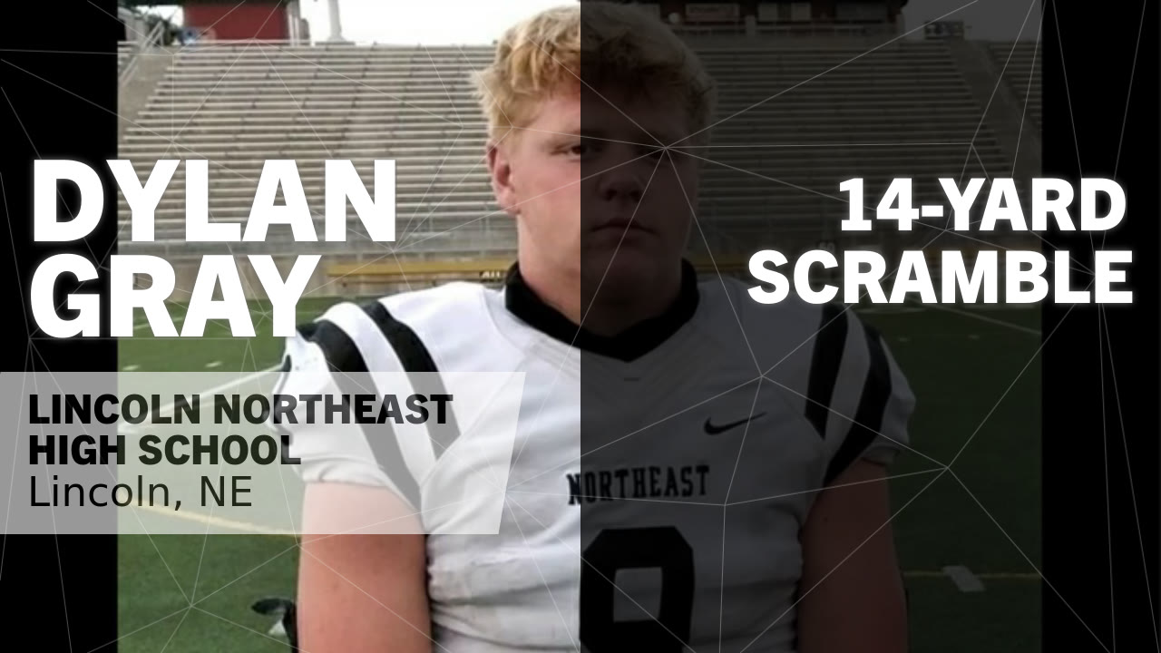 14-yard Scramble vs Lincoln North Star - Dylan Gray highlights - Hudl