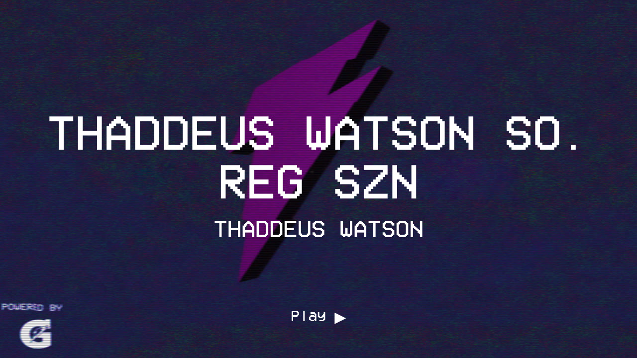 Thaddeus Watson So. Reg Szn - Thaddeus Watson highlights - Hudl