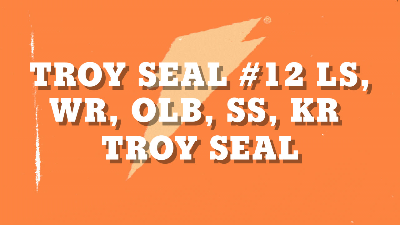 Troy Seal #12 LS, WR, OLB, SS, KR - Troy Seal highlights - Hudl