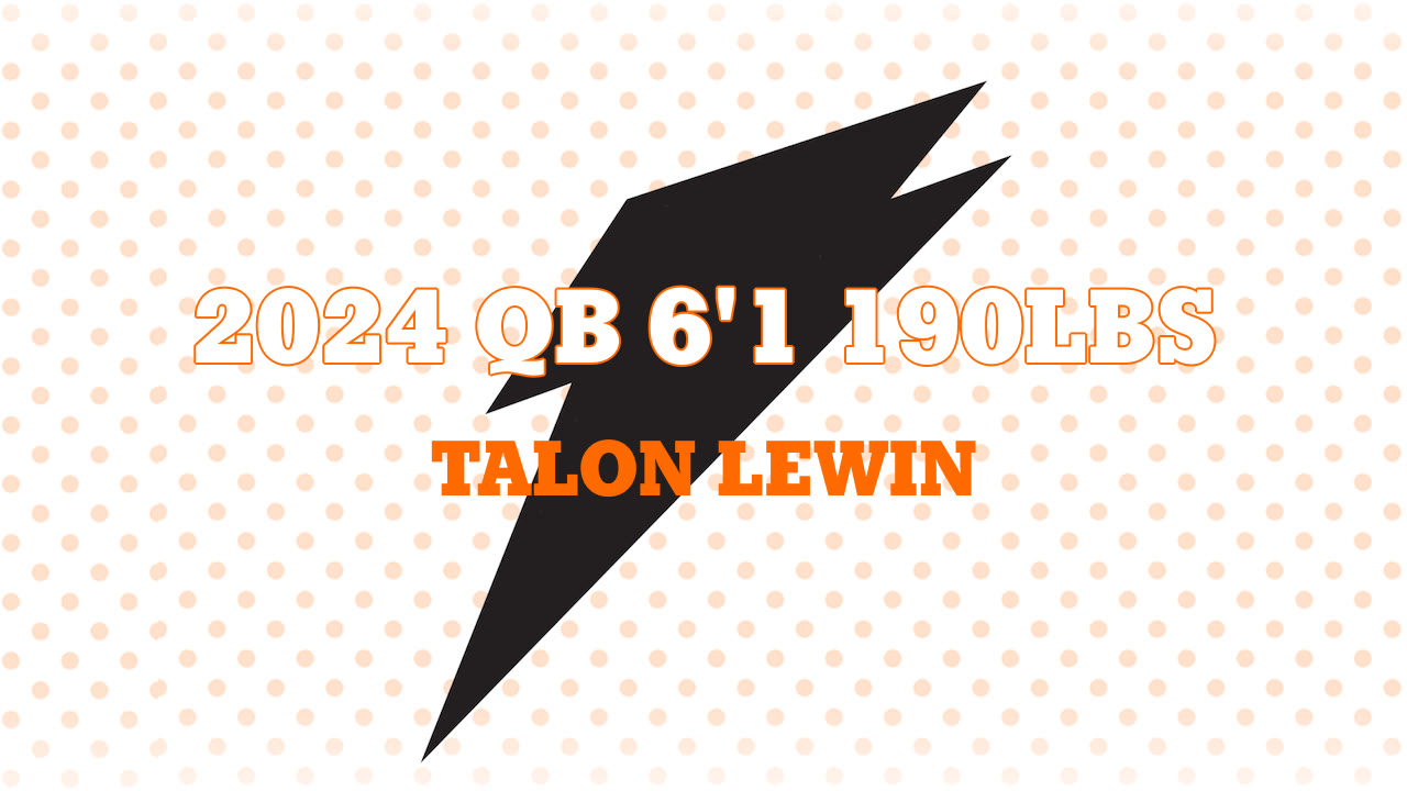2024 QB 6'1 190lbs - Talon Lewin highlights - Hudl