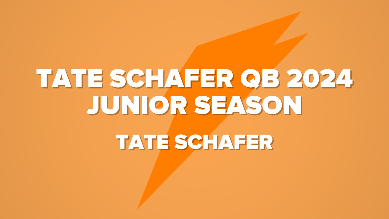 Tate Schafer QB 2024 Junior Season - Tate Schafer highlights - Hudl