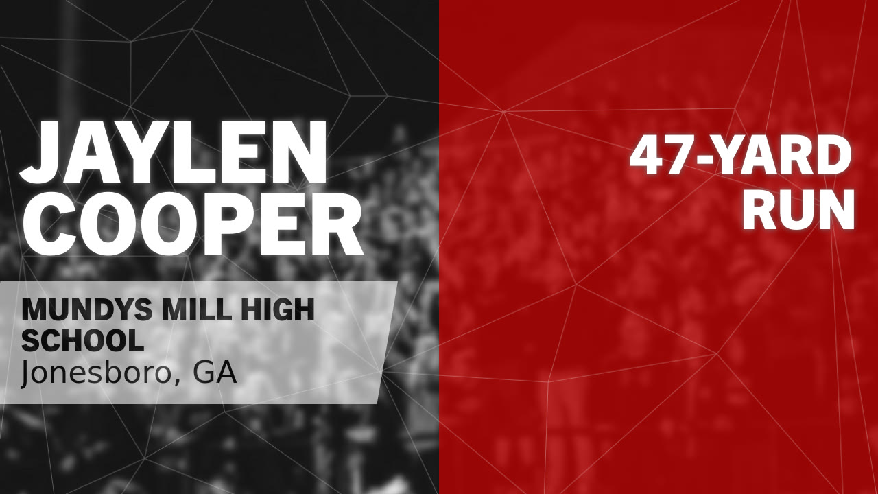 47-yard Run vs Morrow - Jaylen Cooper highlights - Hudl