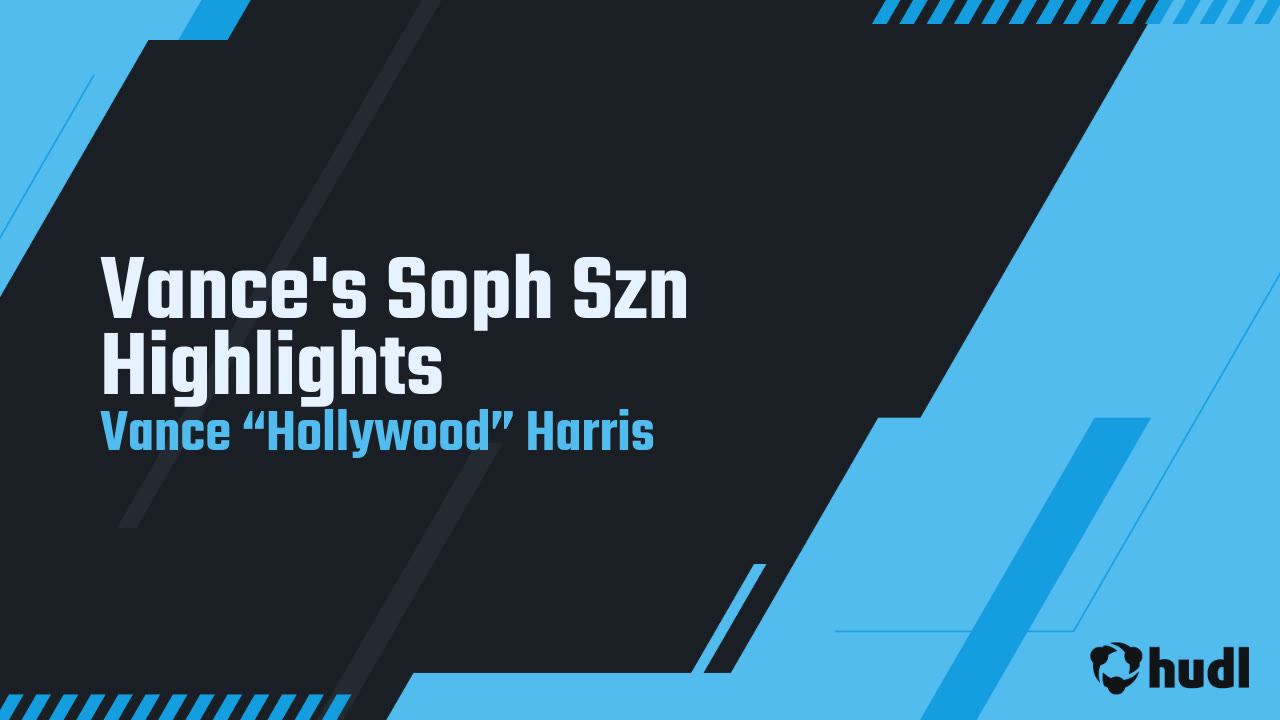 Vance's Soph Szn Highlights - Vance Harris highlights - Hudl