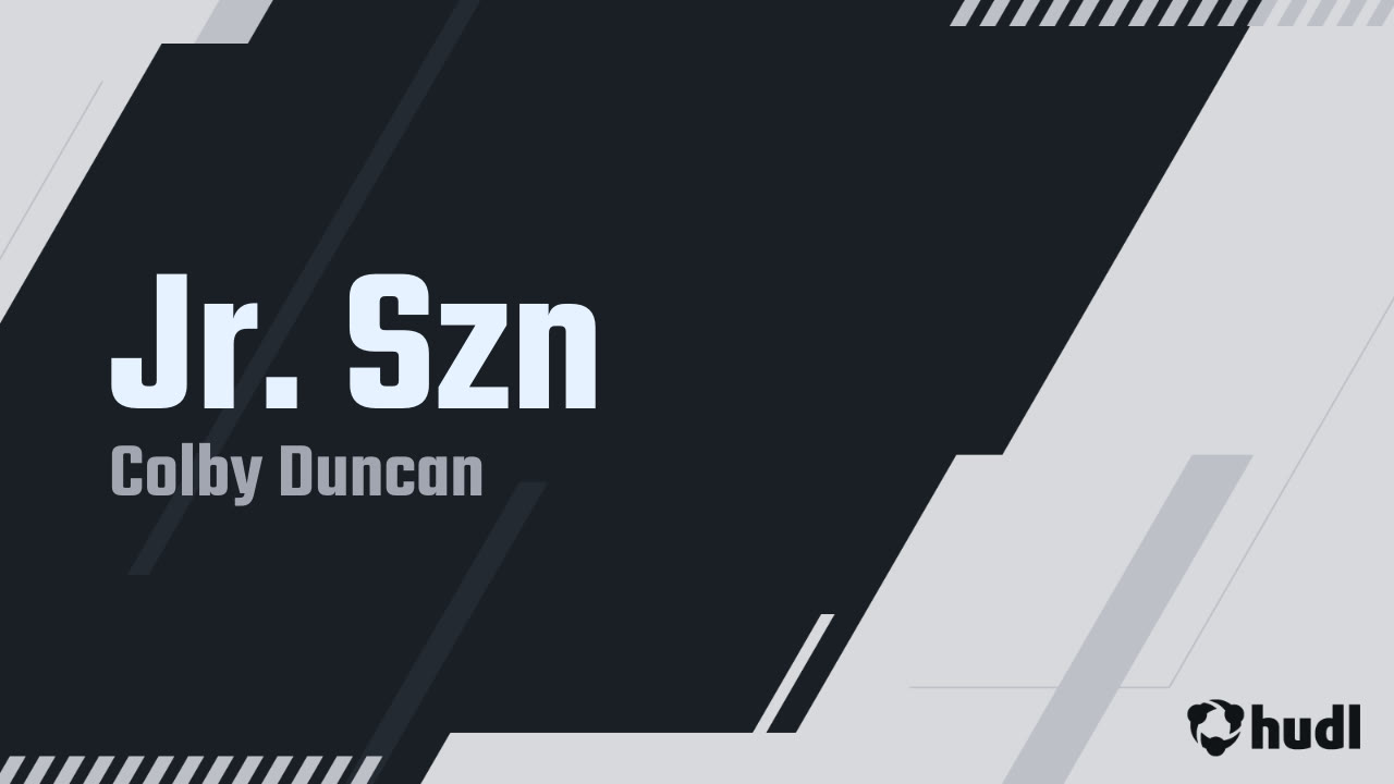 Jr. Szn - Colby Duncan highlights - Hudl