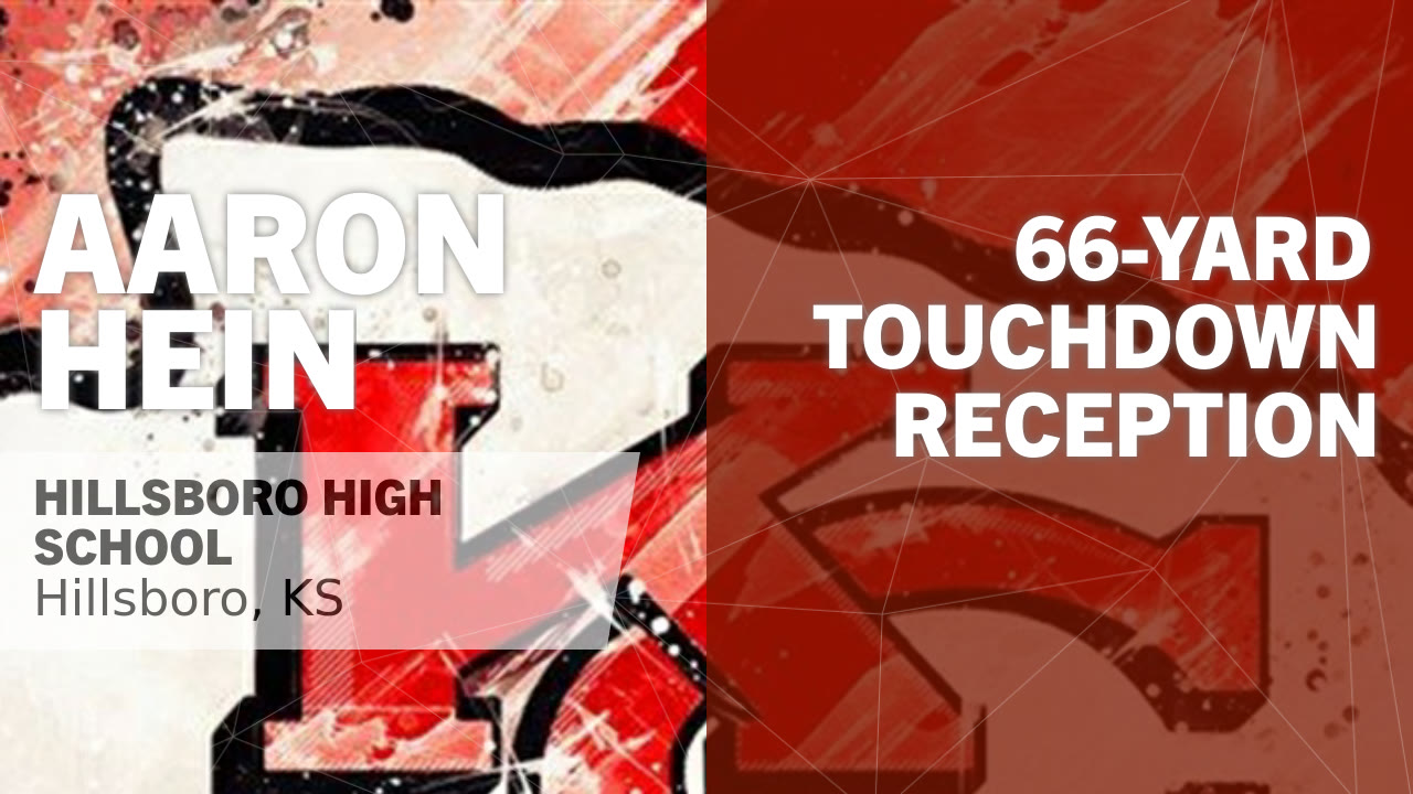 66-yard Touchdown Reception vs Hesston - Aaron Hein highlights - Hudl