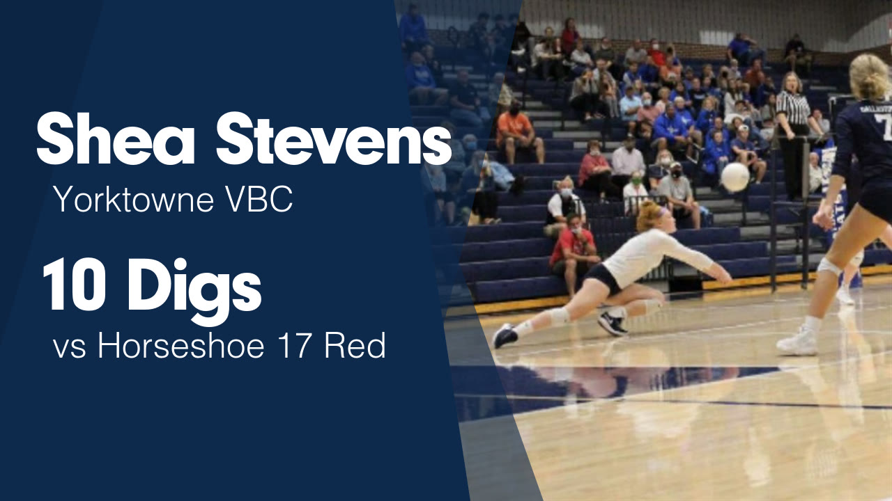 10 Digs vs Horseshoe 17 Red - Shea Stevens highlights - Hudl