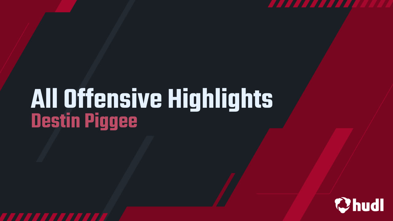 All Offensive Highlights - Destin Piggee highlights - Hudl