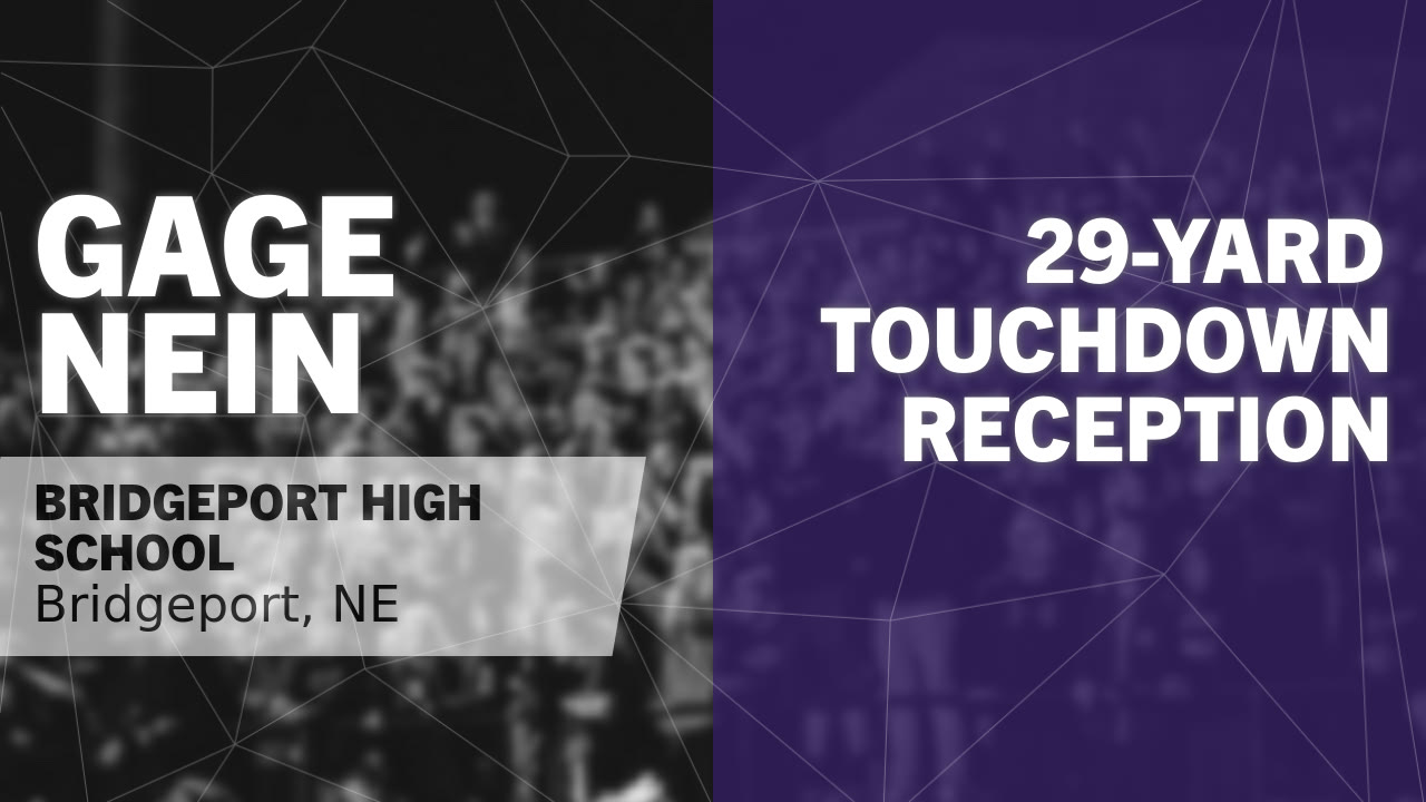 29-yard Touchdown Reception vs Sandhills Valley - Gage Nein highlights ...