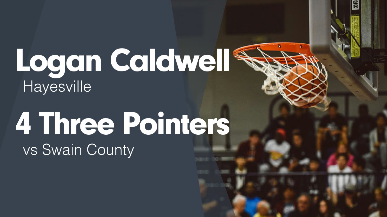 4 Three Pointers vs Swain County - Logan Caldwell highlights - Hudl