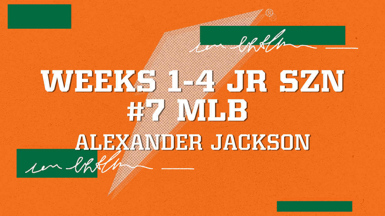 Weeks 1-4 Jr Szn #7 MLB - Alexander Jackson highlights - Hudl