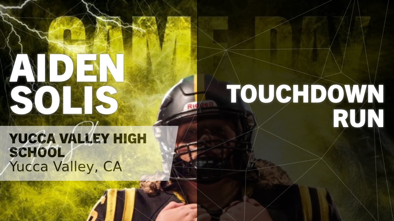 Touchdown Run vs Twentynine Palms - Aiden Solis highlights - Hudl