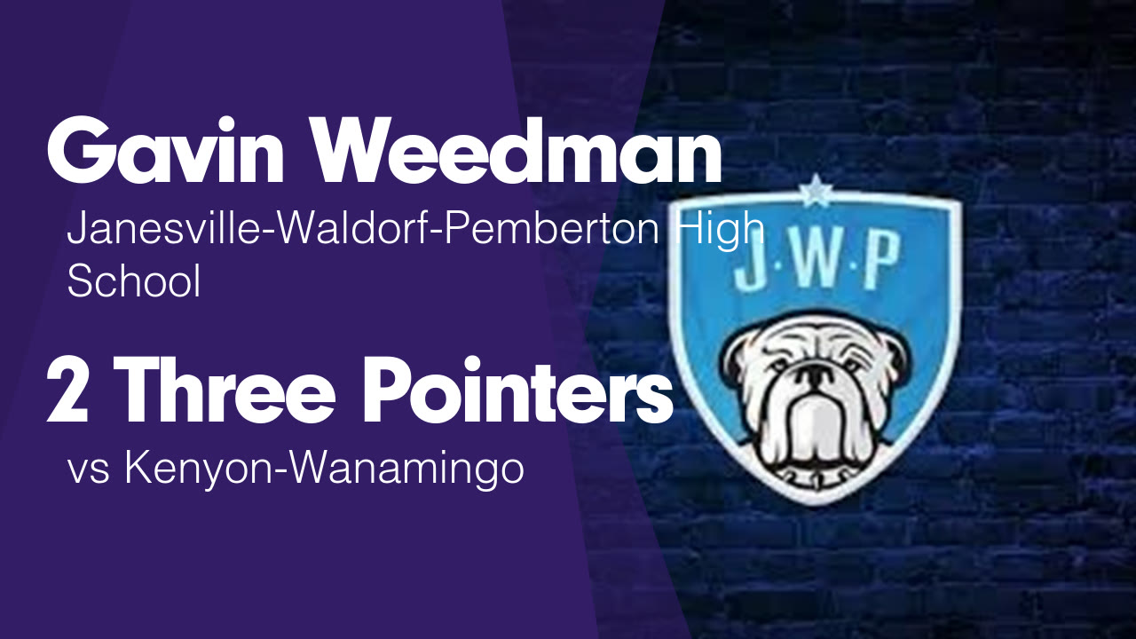2 Three Pointers vs Kenyon-Wanamingo - Gavin Weedman highlights - Hudl