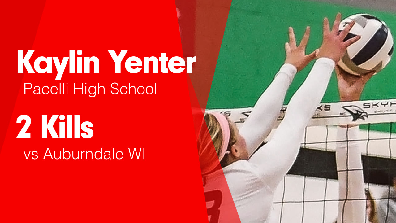 2 Kills vs Auburndale WI - Kaylin Yenter highlights - Hudl
