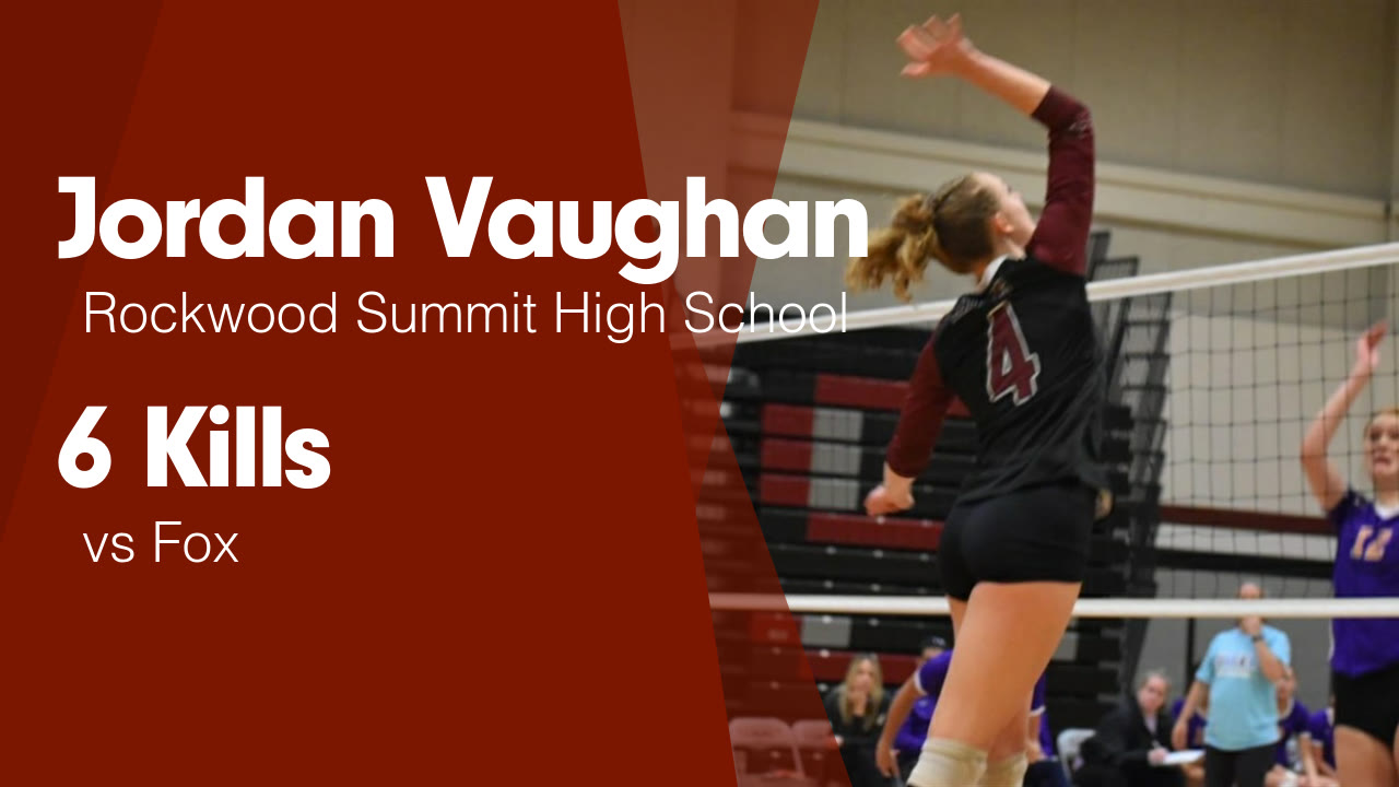 6 Kills vs Fox - Jordan Vaughan highlights - Hudl