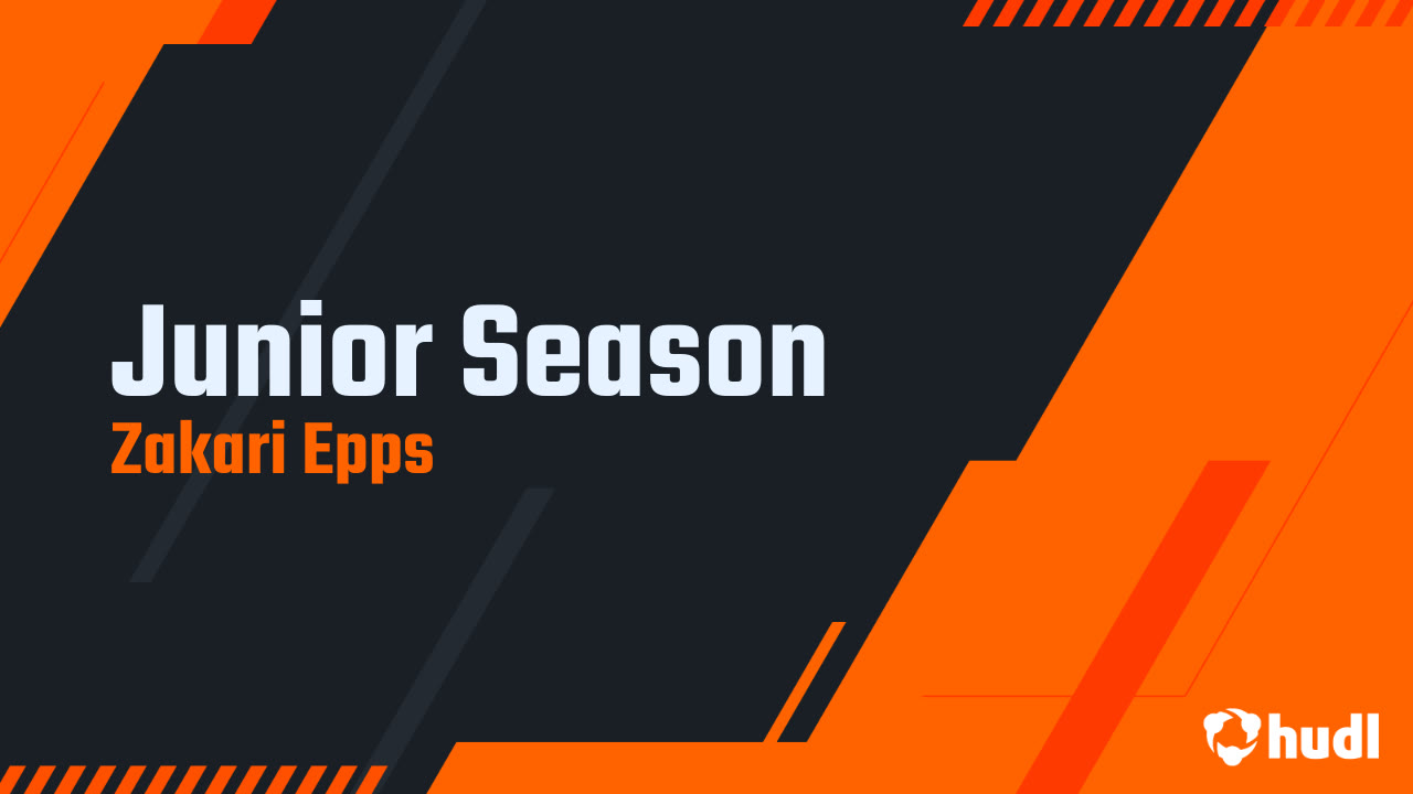 Junior Season - Zakari Epps highlights - Hudl