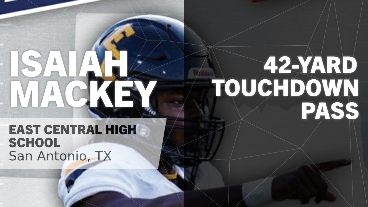 42-yard Touchdown Pass vs Harlan - Isaiah Mackey highlights - Hudl