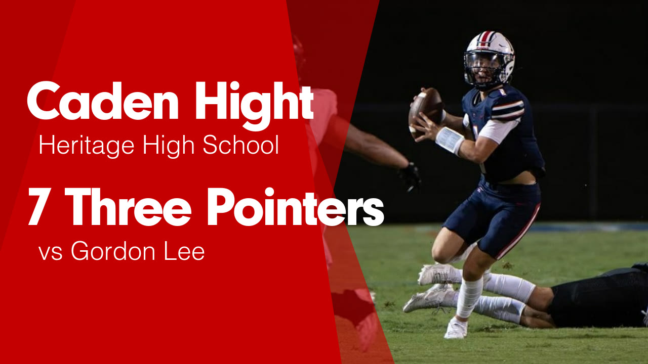 7 Three Pointers vs Gordon Lee - Caden Hight highlights - Hudl