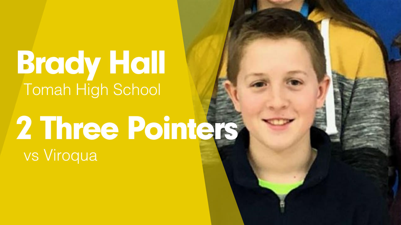 2 Three Pointers vs Viroqua - Brady Hall highlights - Hudl