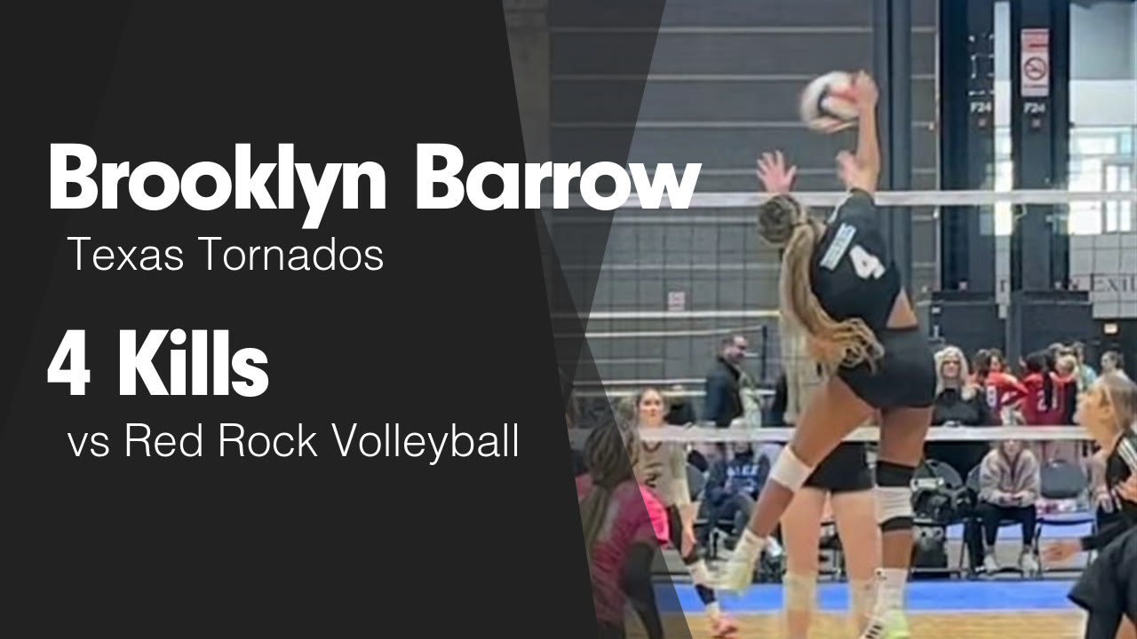 4 Kills vs Red Rock Volleyball - Brooklyn Barrow highlights - Hudl