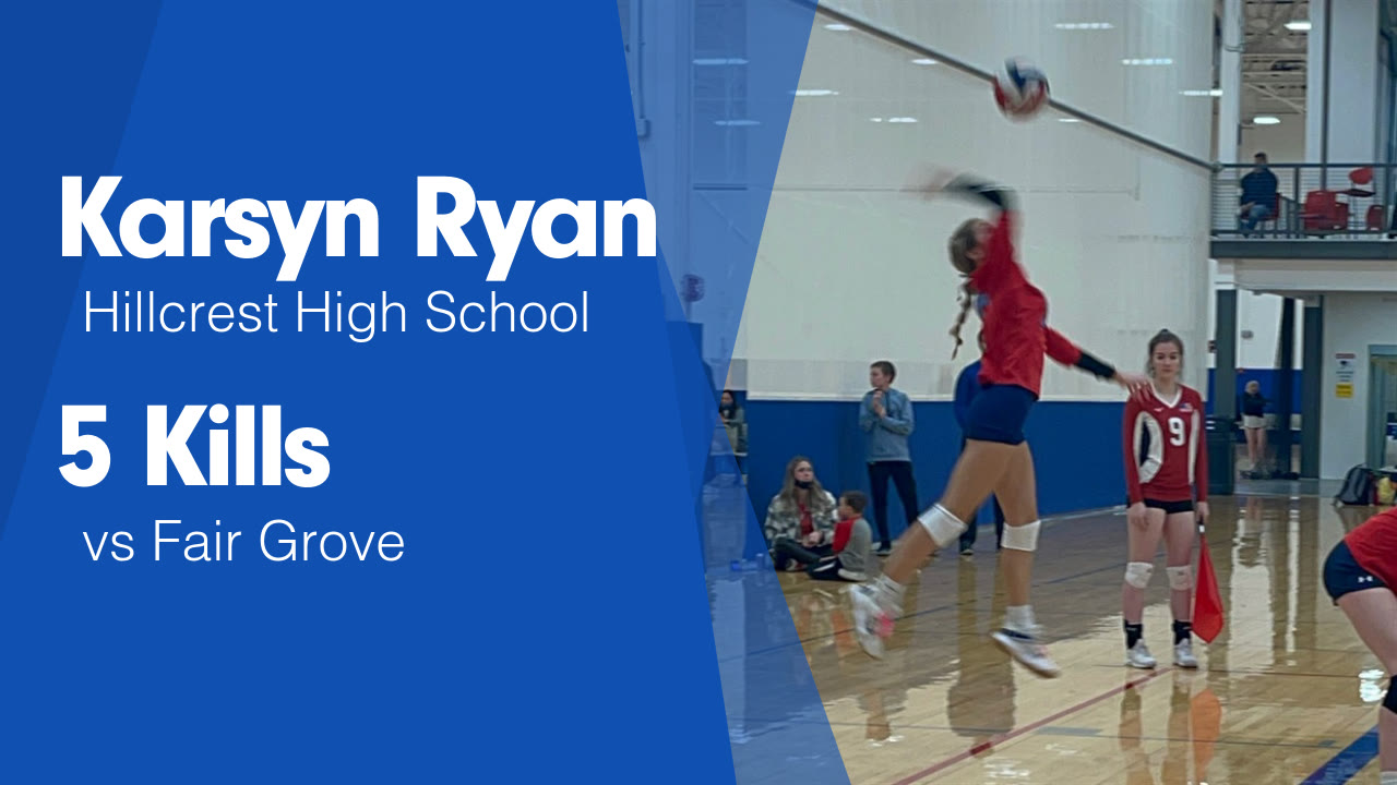 5 Kills vs Fair Grove - Karsyn Ryan highlights - Hudl