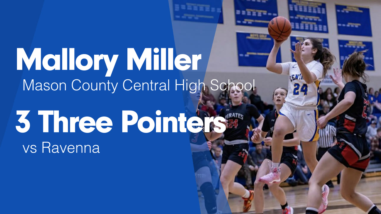 3 Three Pointers vs Ravenna - Mallory Miller highlights - Hudl