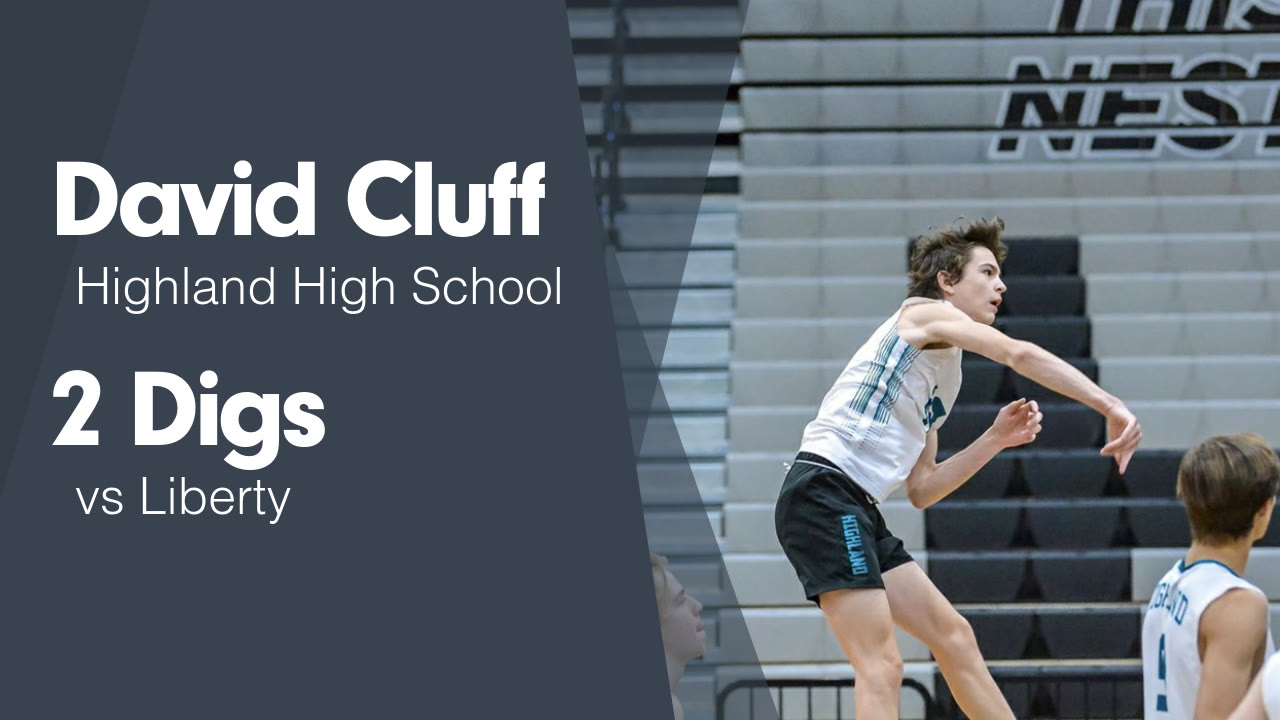 2 Digs vs Liberty - David Cluff highlights - Hudl