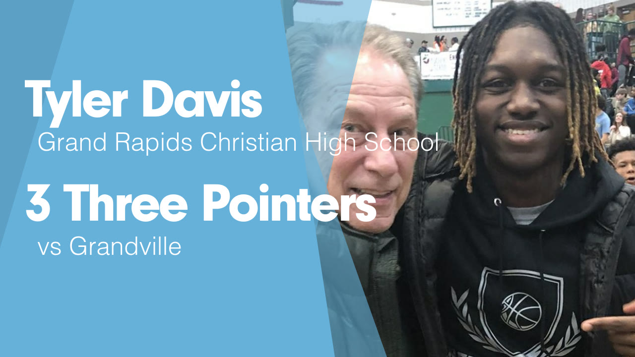 3 Three Pointers vs Grandville - Tyler Davis highlights - Hudl