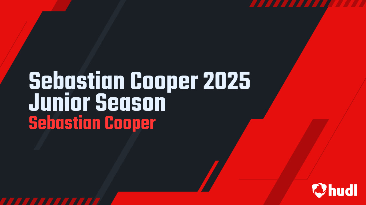 Sebastian Cooper 2025 Junior Season - Sebastian Cooper highlights - Hudl
