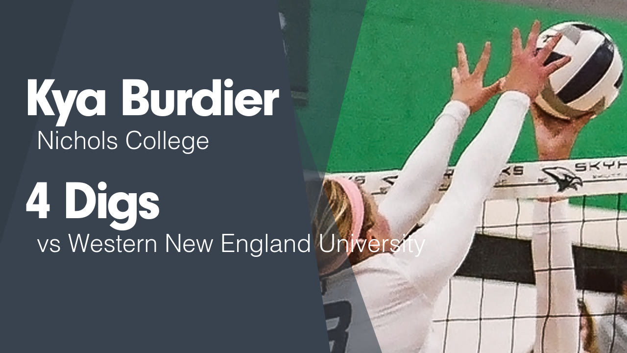4 Digs vs Western New England University - Kya Burdier highlights - Hudl