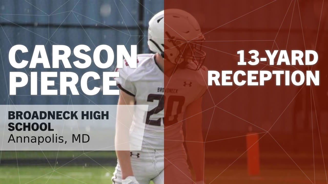 13-yard Reception vs Old Mill - Carson Pierce highlights - Hudl