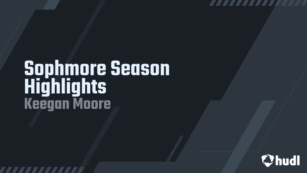 Sophmore Season Highlights - Keegan Moore highlights - Hudl