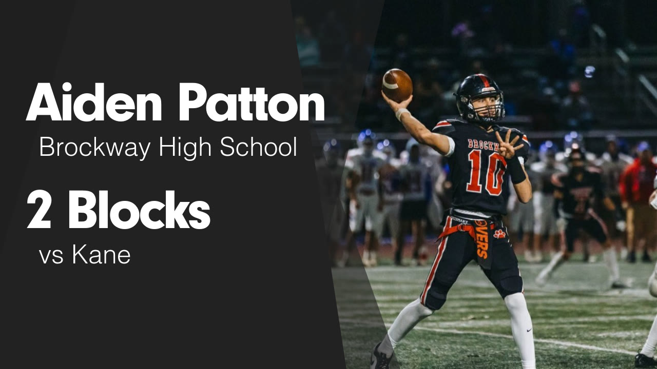 2 Blocks vs Kane - Aiden Patton highlights - Hudl
