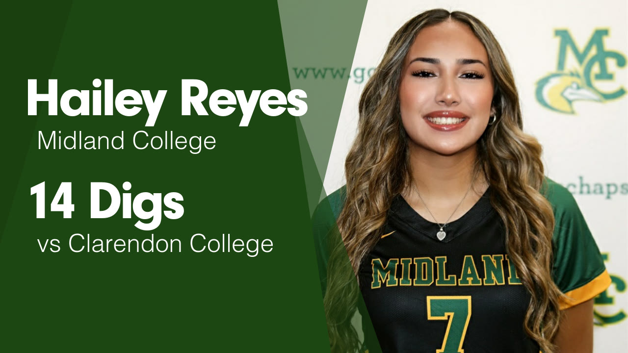 14 Digs vs Clarendon College - Hailey Reyes highlights - Hudl